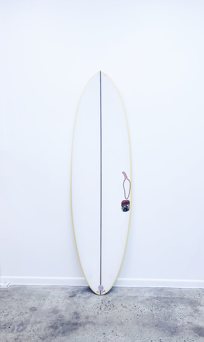 AGED STOCK (CHILLI MIDDY) 6'0 x 20 5/8 x 2 7/16 #556589 – The Board Lab