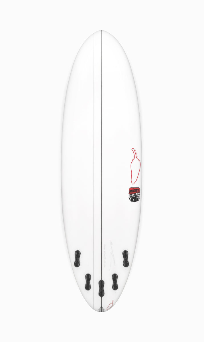 CHILLI (MIDDY) - performance mid length. Built at The Board Lab