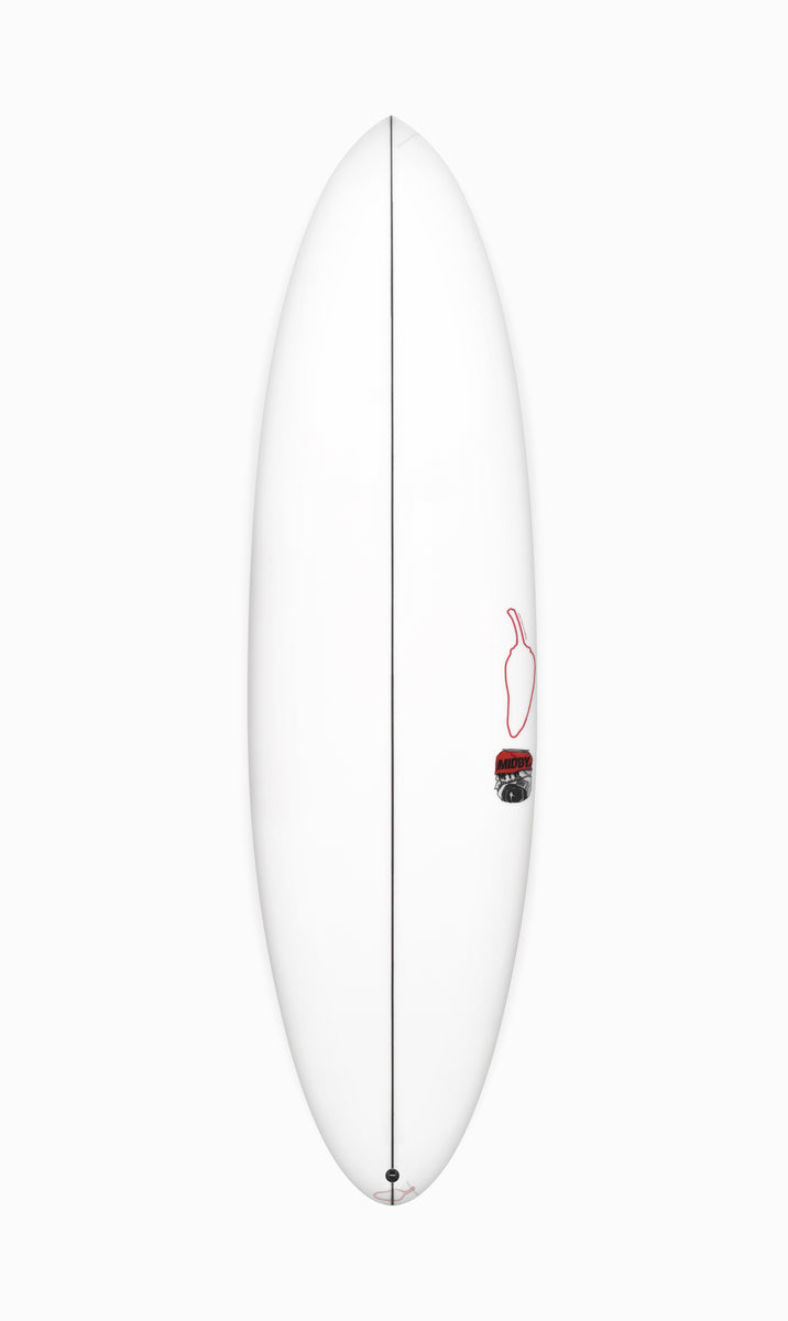 CHILLI (MIDDY) - performance mid length. Built at The Board Lab